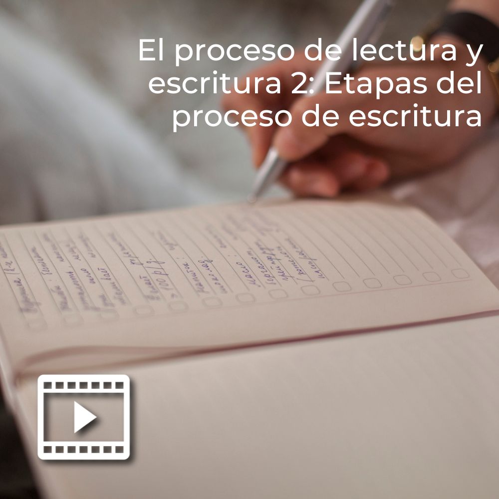 El proceso de lectura y escritura 2: Etapas del proceso de escritura ...